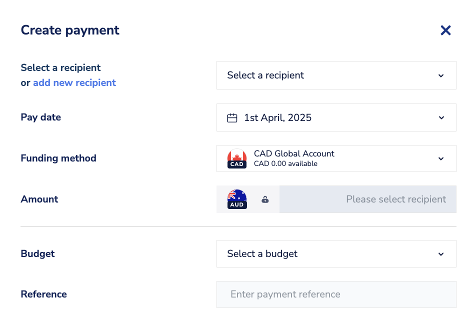 How do I create a payment?