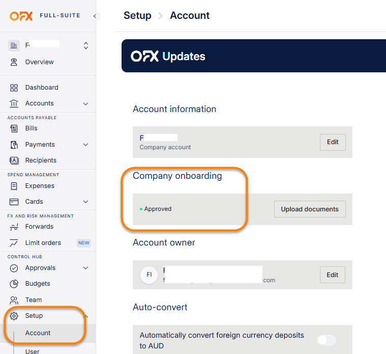 How do I view onboarding status?