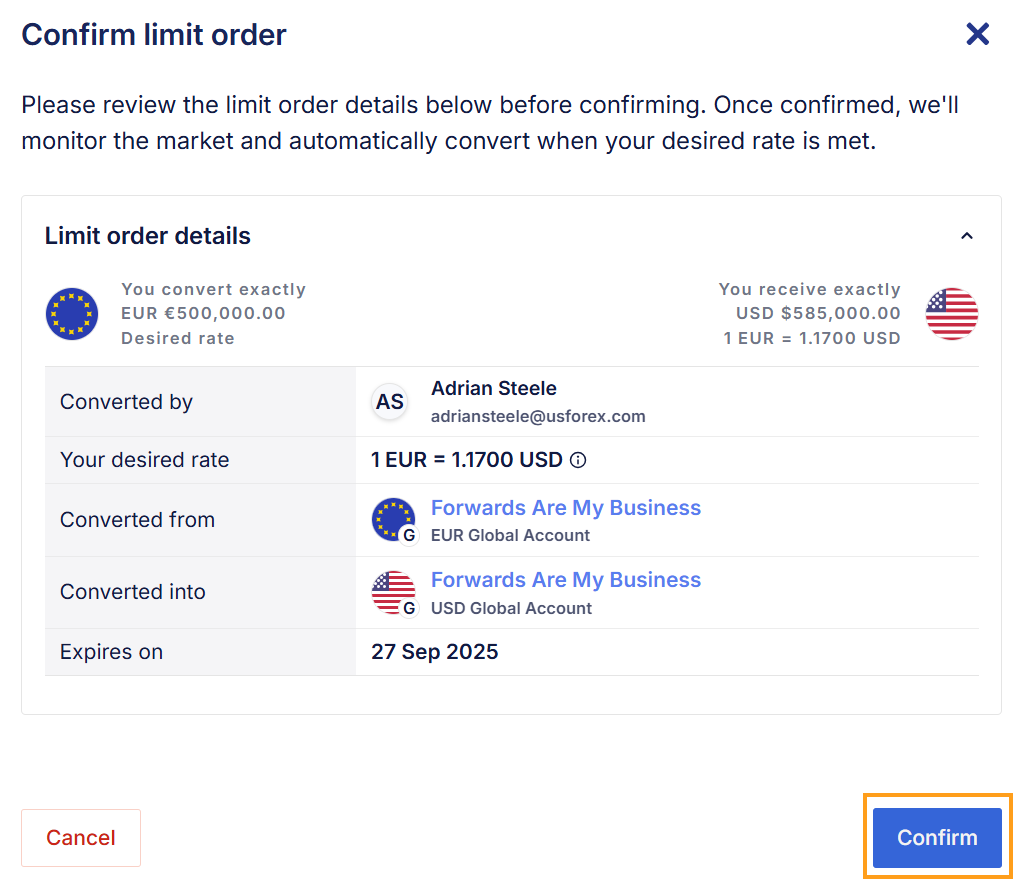 How do I create a Limit Order?
