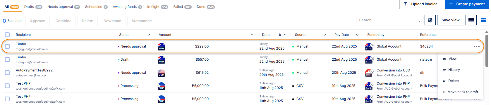 What is a Draft Payment?