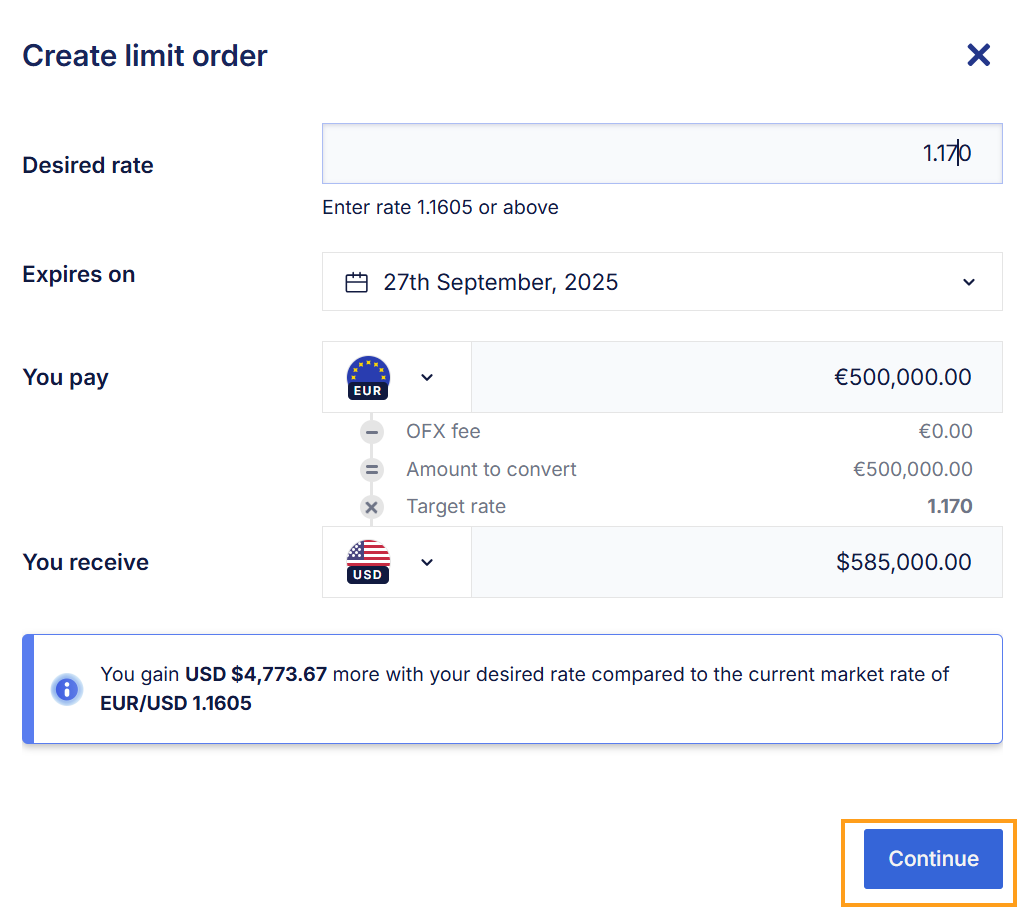 How do I create a Limit Order?