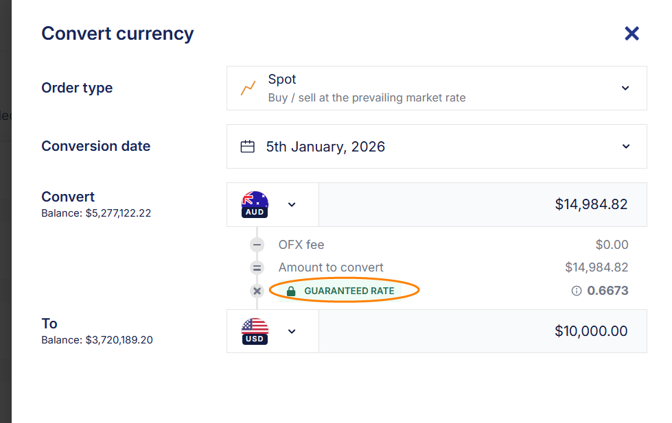 What is a Current rate or Indicative rate?