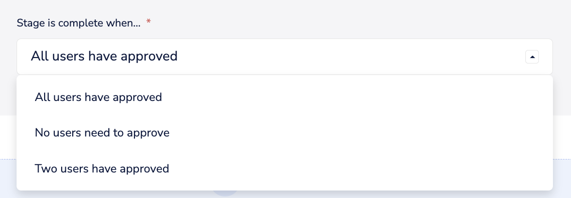 How to set up an Approval policy